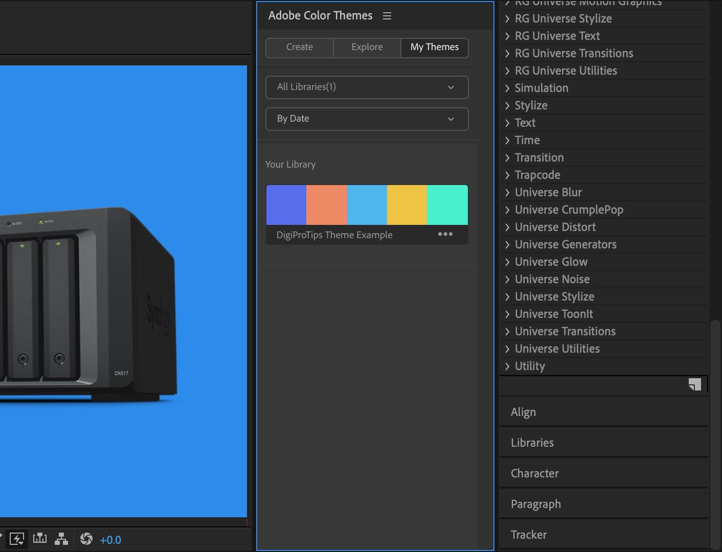 How to Use the Adobe Colors Theme Extension - DigiProTips
