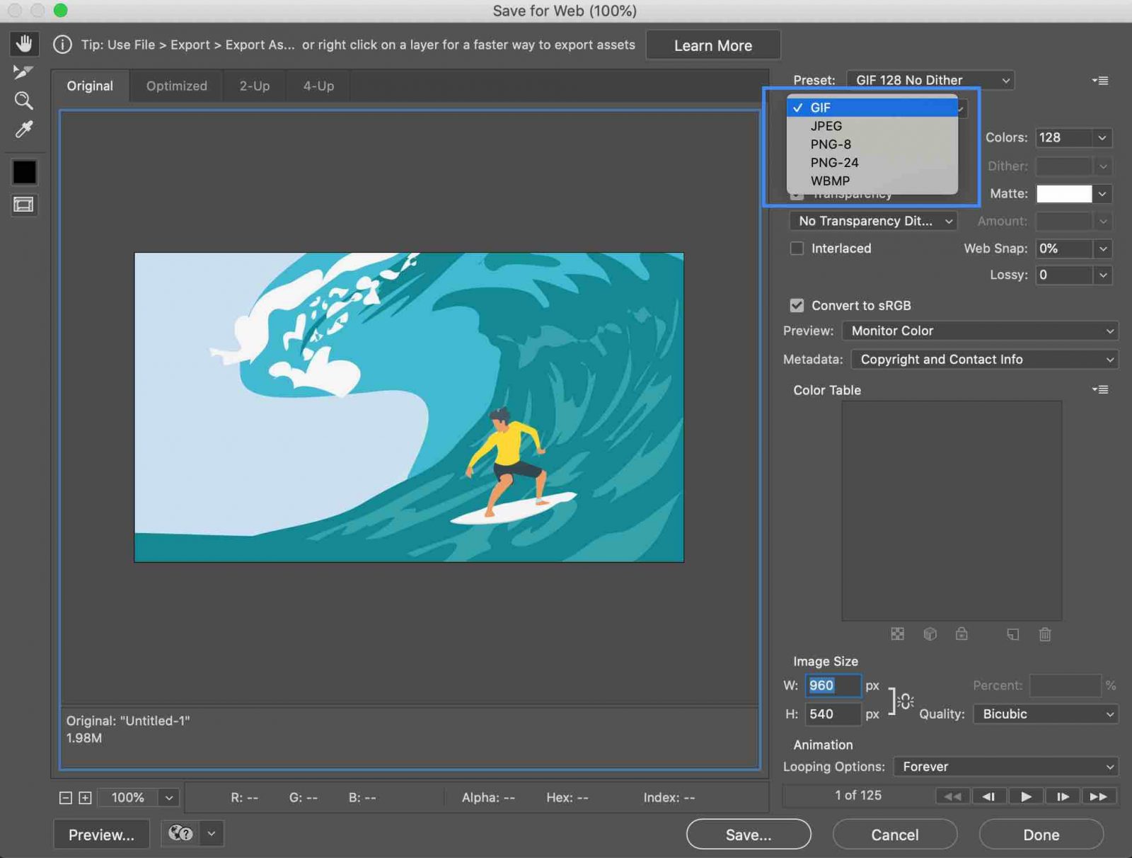 How to Export an Animated GIF From After Effects - DigiProTips
