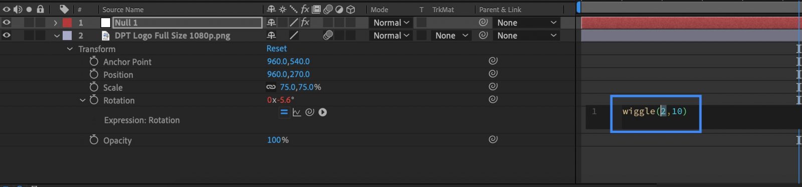 How to Add a Wiggle Expression in After Effects - DigiProTips