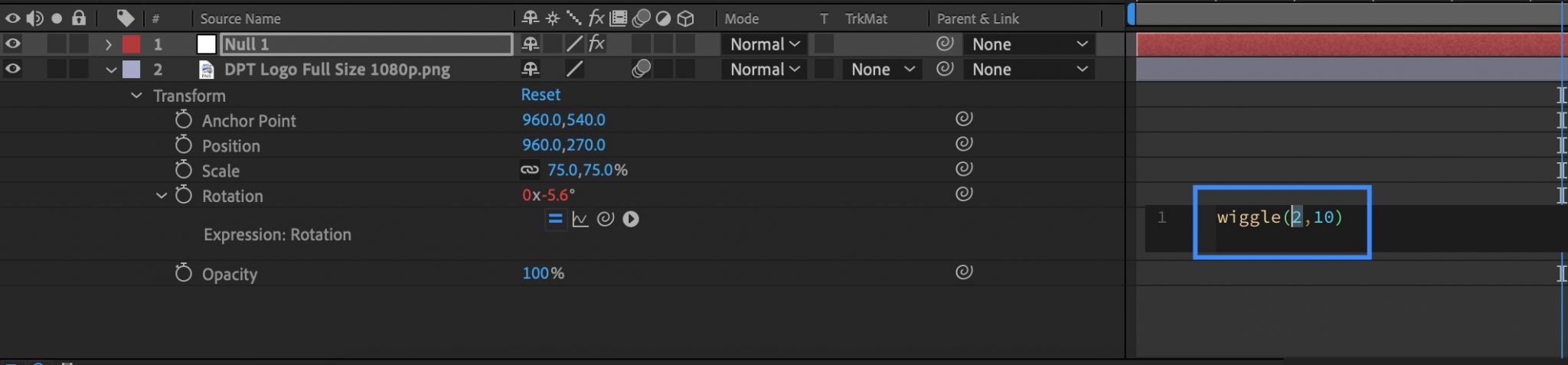 How to Add a Wiggle Expression in After Effects - DigiProTips